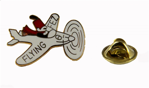 6030684 Flying Fez Lapel Pin Shrine Shriner Fezz Pin - The Quiet Witness